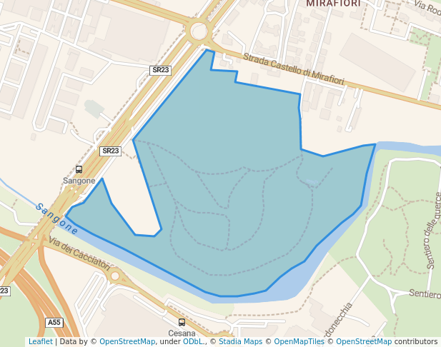 Parco Piemonte in Nichelino | Map and Routes