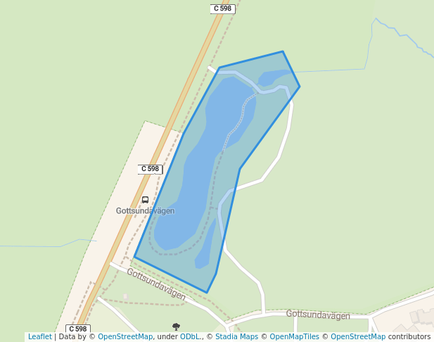 Dagvattenpark Gottsunda in Uppsala | Map and Routes
