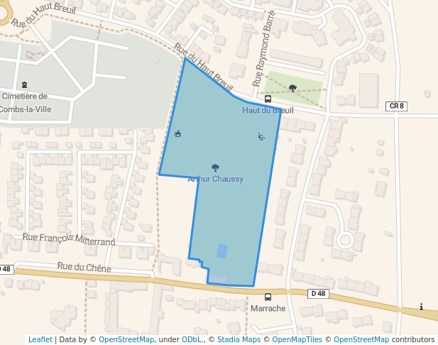 Arthur Chaussy in Combs-la-Ville | Map and Routes