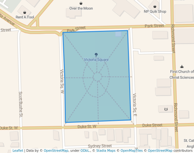 Victoria Square in Port of Spain | Map and Routes