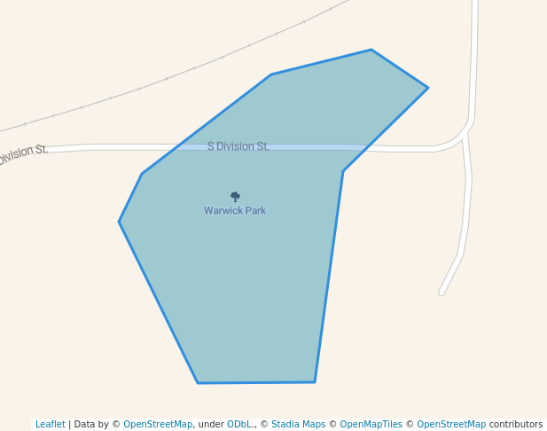 Warwick Park in Clinton | Map and Routes