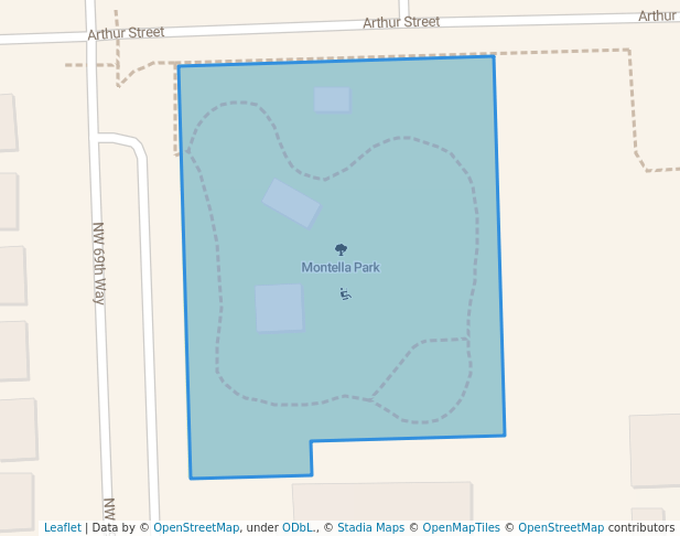 Montella Park in Hollywood | Map and Routes