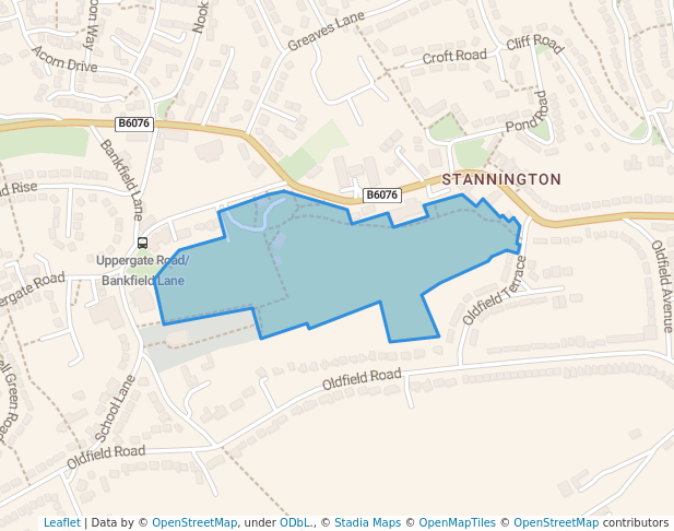 Stannington Park in Sheffield | Map and Routes