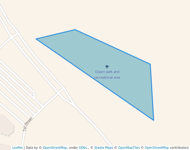 Giyani park and recreational area in Giyani | Map and Routes