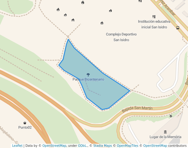 Parque Bicentenario in San Isidro | Map and Routes