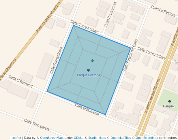 Parque Sector 4 in Martos | Map and Routes