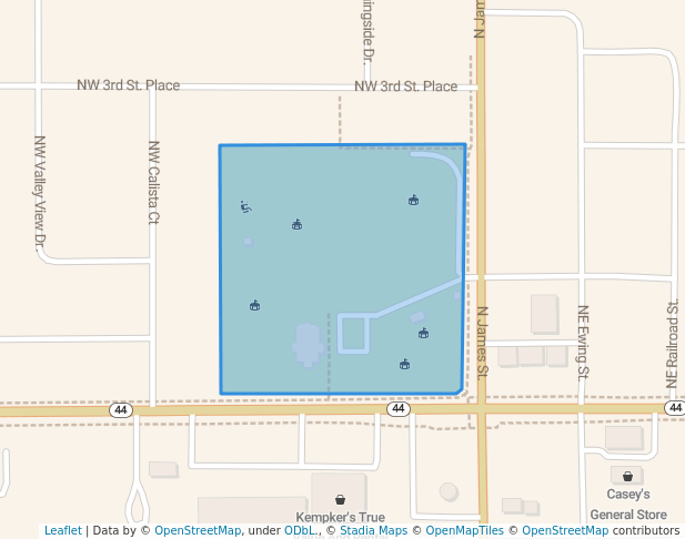 Waterworks Park in Grimes | Map and Routes