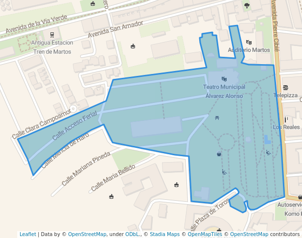 Parque Municipal Manuel Carrasco in Martos | Map and Routes