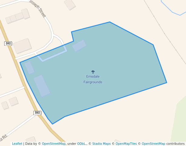 Emsdale Fairgrounds in Emsdale | Map and Routes