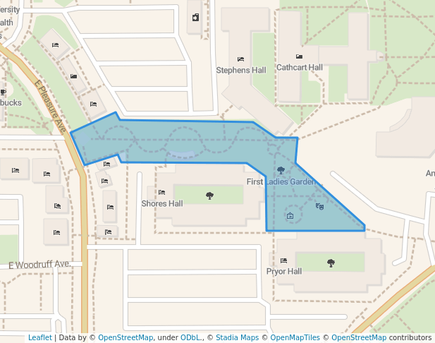 First Ladies Garden in Searcy | Map and Routes