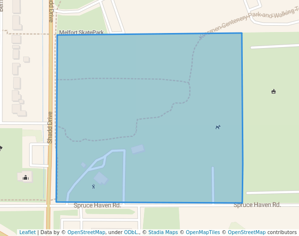 Spruce Haven Park in Melfort | Map and Routes