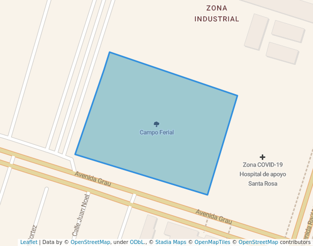 Campo Ferial in Piura | Map and Routes