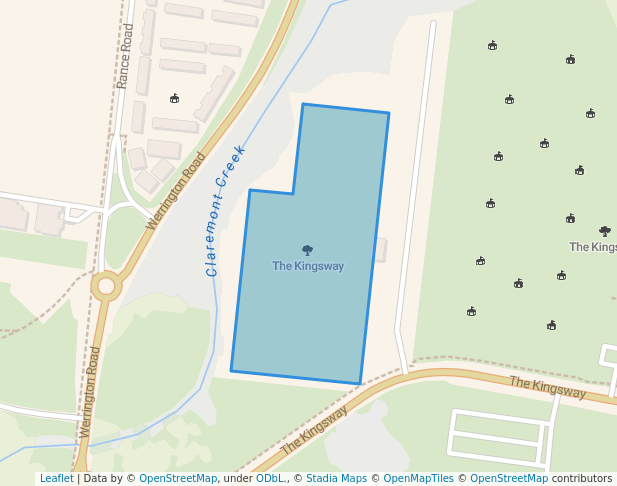 The Kingsway in Werrington | Map and Routes