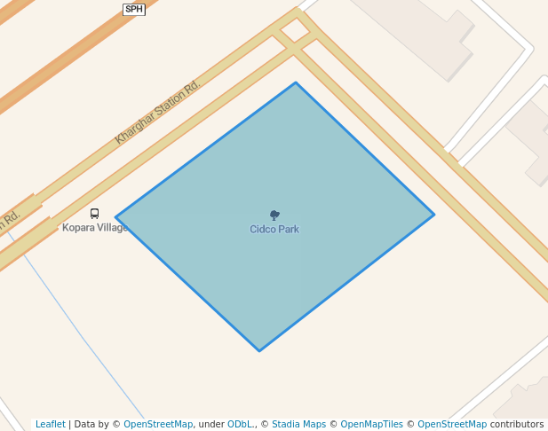 Cidco Park in Navi Mumbai | Map and Routes