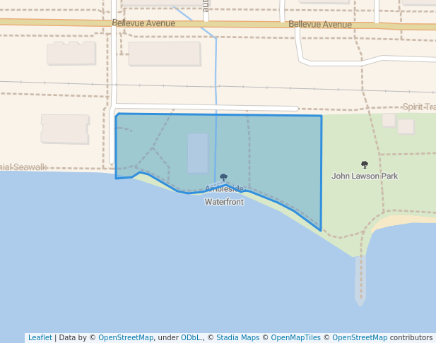 Ambleside Waterfront in West Vancouver | Map and Routes