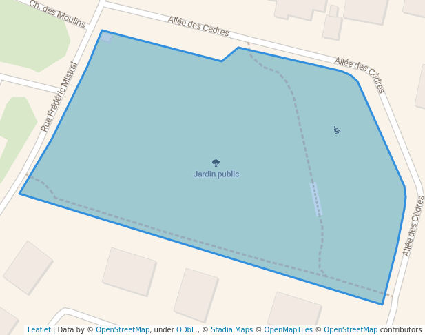 Jardin public in Les Roches-de-Condrieu | Map and Routes