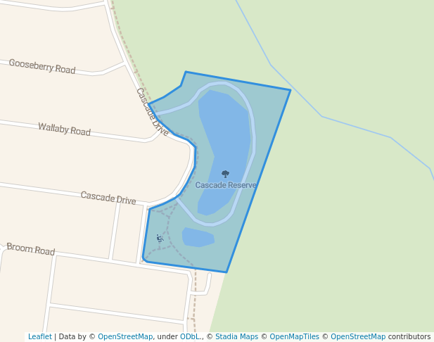 Cascade Reserve in Aintree | Map and Routes