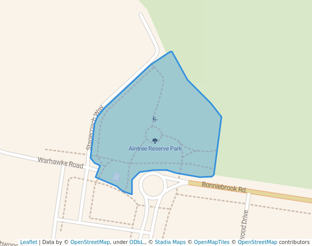 Aintree Reserve Park in Rockbank | Map and Routes