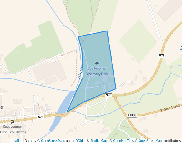 Castlecomer Discovery Park in Castlecomer | Map and Routes