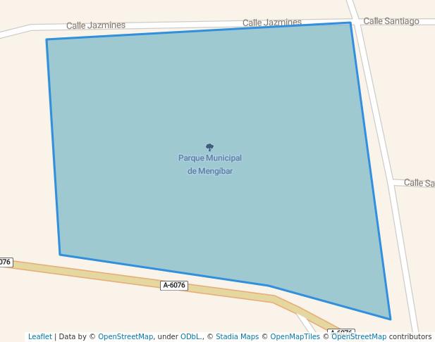 Parque Municipal de Mengíbar in Mengíbar | Map and Routes