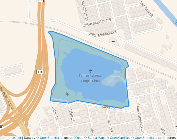 Taman Rekreasi Sungai Chua in Kajang | Map and Routes
