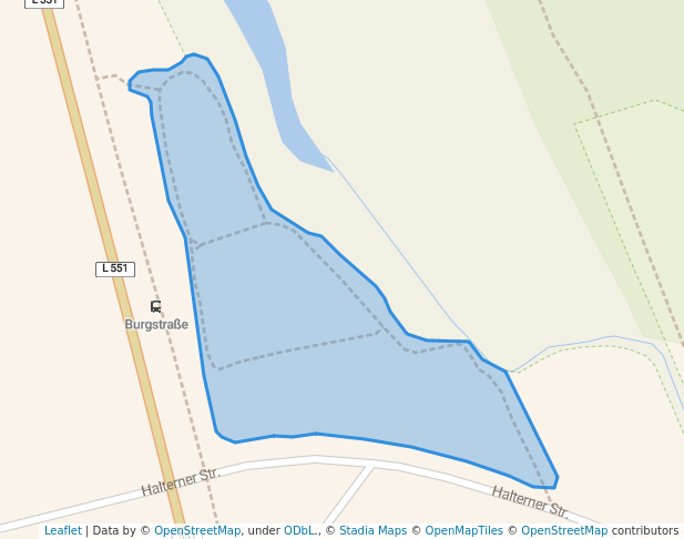 Streuobstwiese am Mühlenbach in Marl | Map and Routes