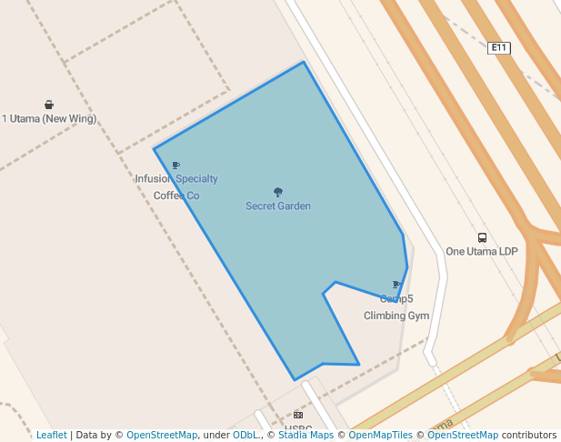 Secret Garden in Petaling Jaya | Map and Routes