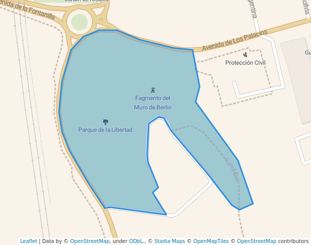 Parque de la Libertad in Utrera | Map and Routes