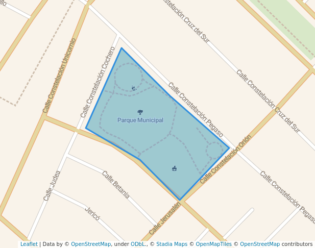 Parque Municipal in Utrera | Map and Routes