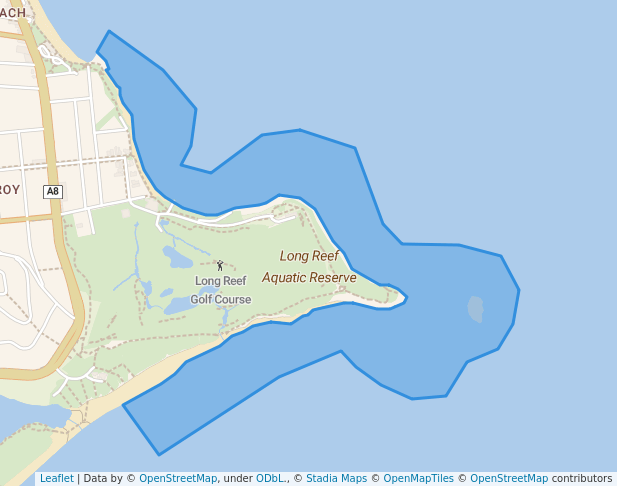 Long Reef Aquatic Reserve in Collaroy | Map and Routes