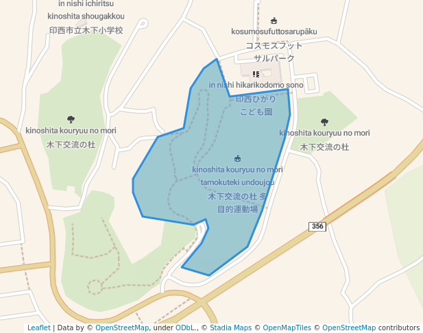 木下交流の杜 in Inzai | Map and Routes