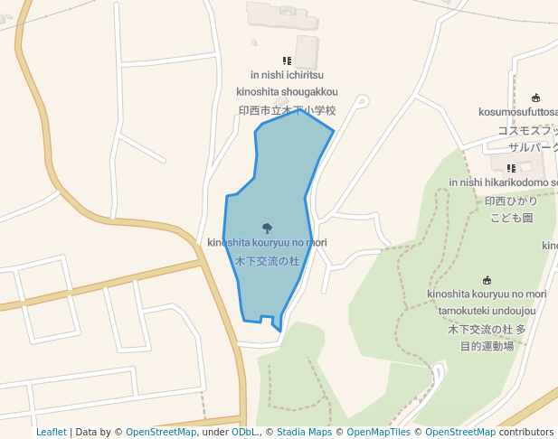 木下交流の杜 in Inzai | Map and Routes