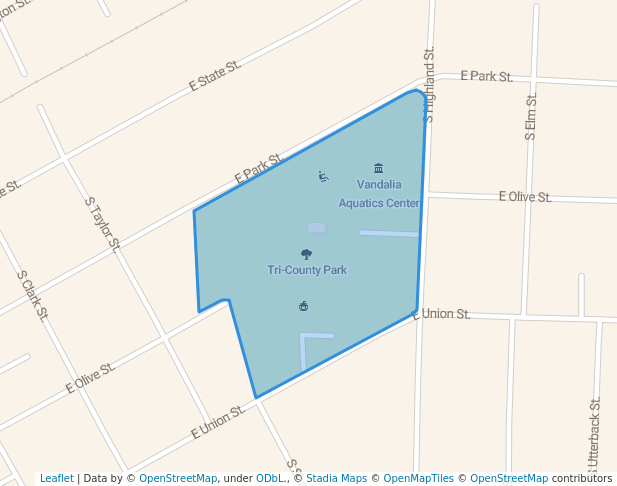 Tri-County Park in Vandalia | Map and Routes