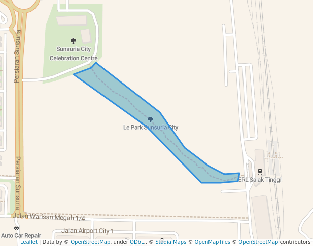 Le Park Sunsuria City in Sepang | Map and Routes