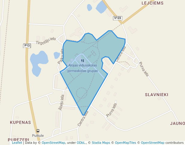 Puikules muižas parks in Puikule | Map and Routes