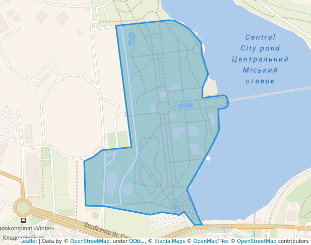 Central Park of Culture and Leisure named after Shcherbakov in Donetsk ...