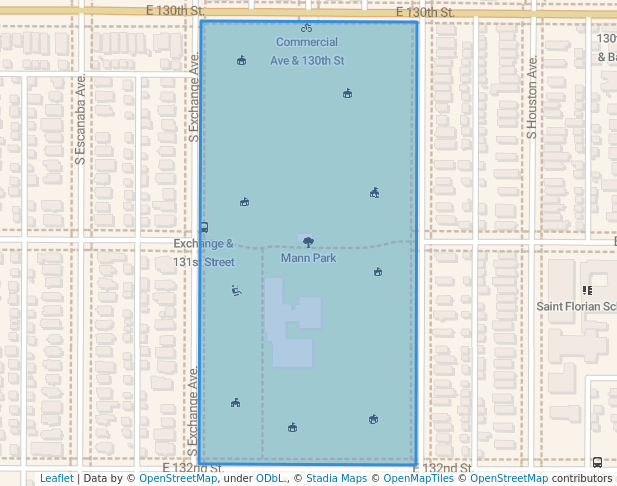 Mann Park in Chicago | Map and Routes