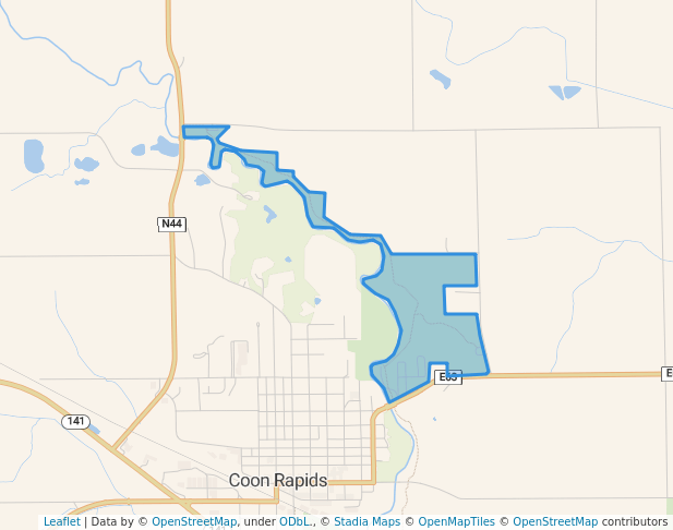 Riverside Park in Coon Rapids | Map and Routes