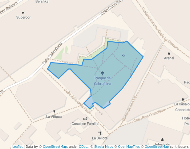 Parque de Cabruñana in Avilés | Map and Routes