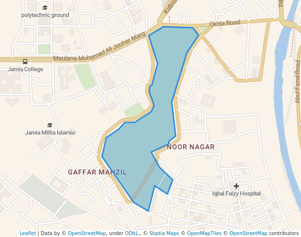 Tikona Park Okhla in New Delhi | Map and Routes