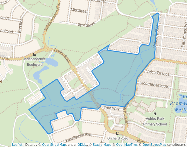 Elation Park North in Doreen | Map and Routes