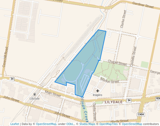 Lilydale Recreation Reserve in Lilydale | Map and Routes