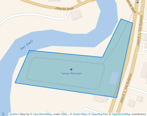 Taman Maharani in Medan | Map and Routes