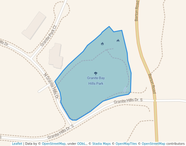 Granite Bay Hills Park in Granite Bay | Map and Routes