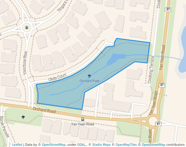 Orchard Park in Doreen | Map and Routes