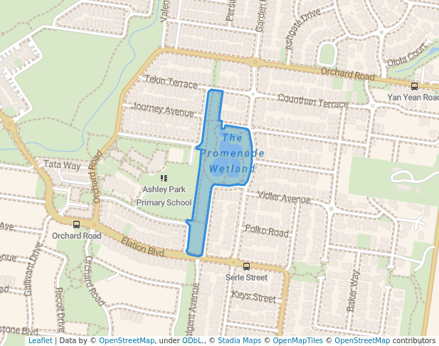 Serle Wetland Park in Doreen | Map and Routes