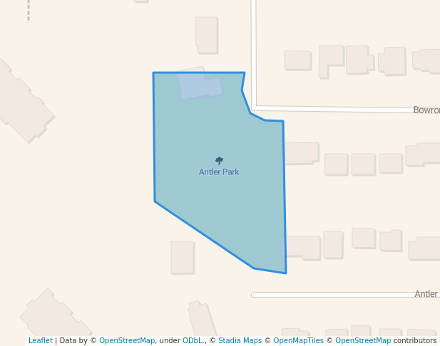 Antler Park in Prince George | Map and Routes