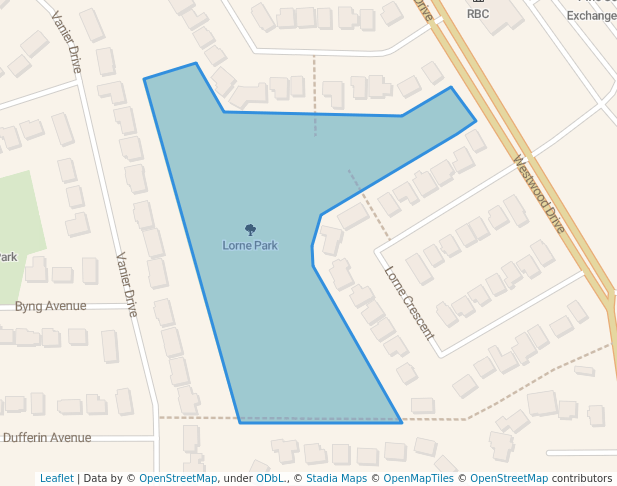 Lorne Park in CPG | Map and Routes