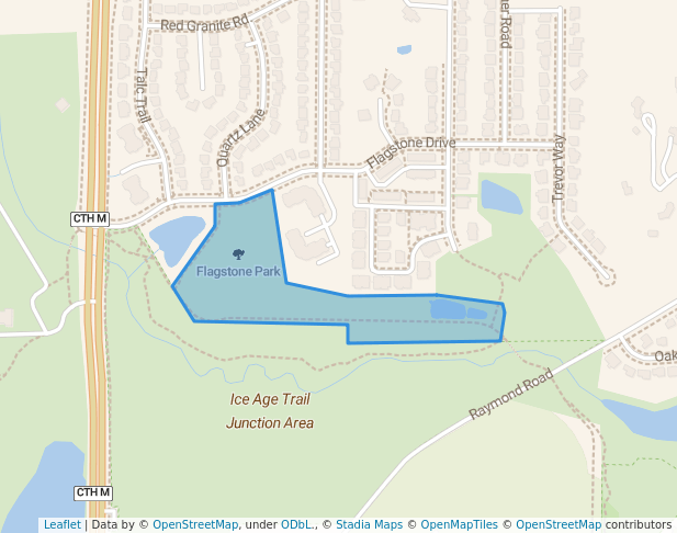 Flagstone Park in Madison | Map and Routes