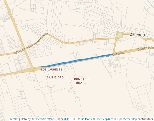 Parque Intermunicipal Saltillo - Arteaga in Arteaga | Map and Routes